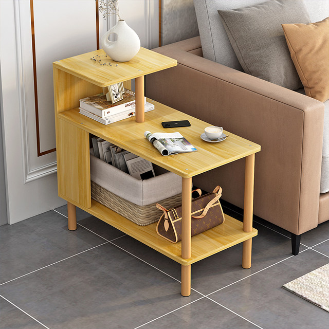 Simple sofa side table, economical small coffee table, rental house ...
