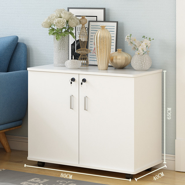 Office file cabinet with lock double-door locker storage cabinet table ...