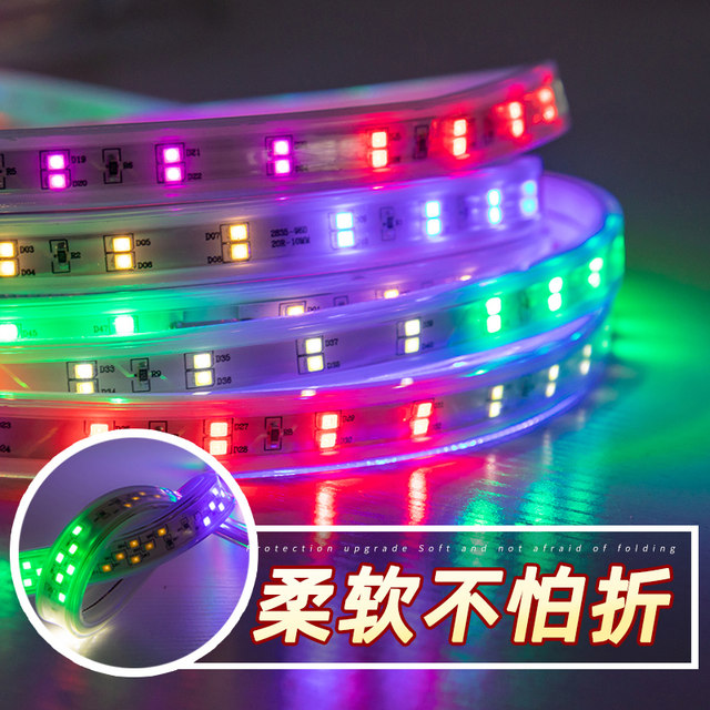 New solar outdoor marquee with waterproof RGB garden courtyard balcony ...