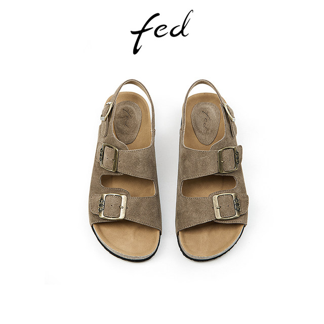 fed retro casual sandals summer new women's shoes going out sandals ...