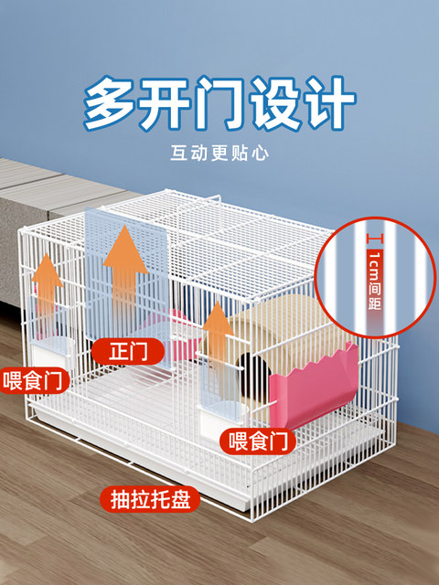 Rabbit cage for home use indoor large villa pet rabbit nest guinea pig ...