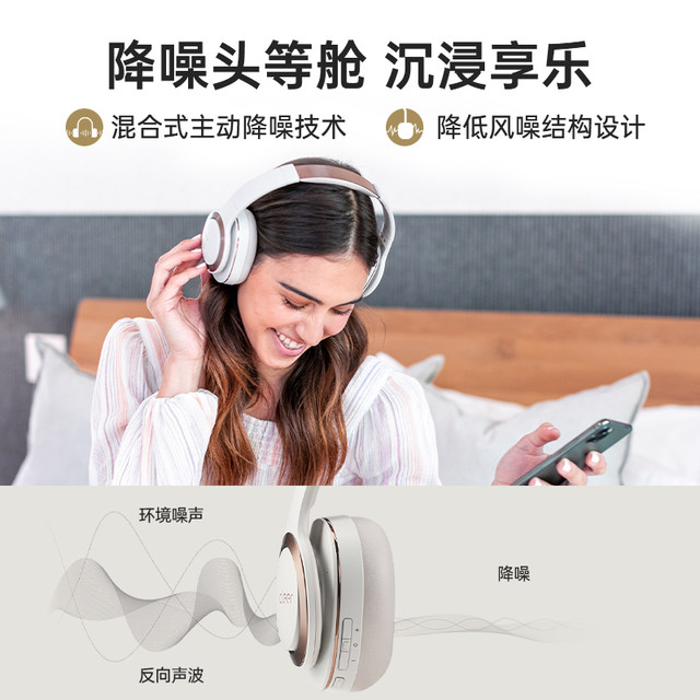 Cleer ENDURO ANC First Class Bluetooth Headphones 60 Hours Wireless ...