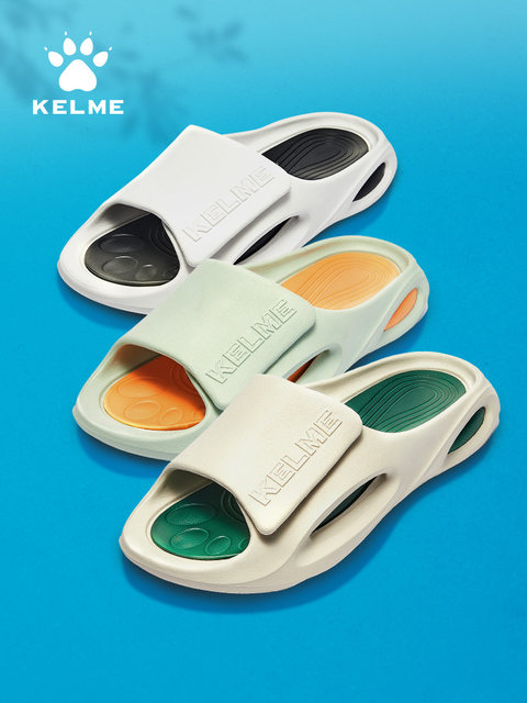 KELME sports slippers for men, outdoor basketball sandals, men's beach ...