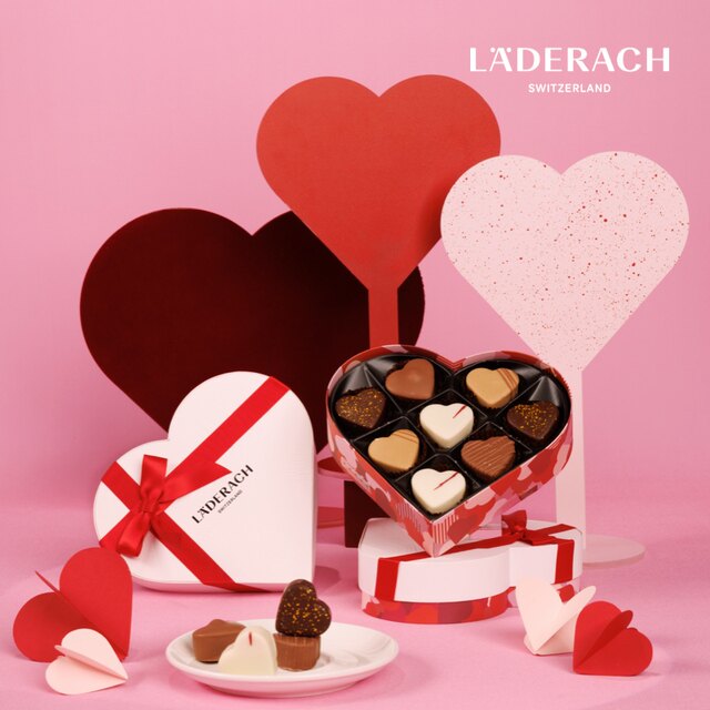 Laderach Love Wine and Sandwich Chocolate Gift Box Imported Snacks for ...