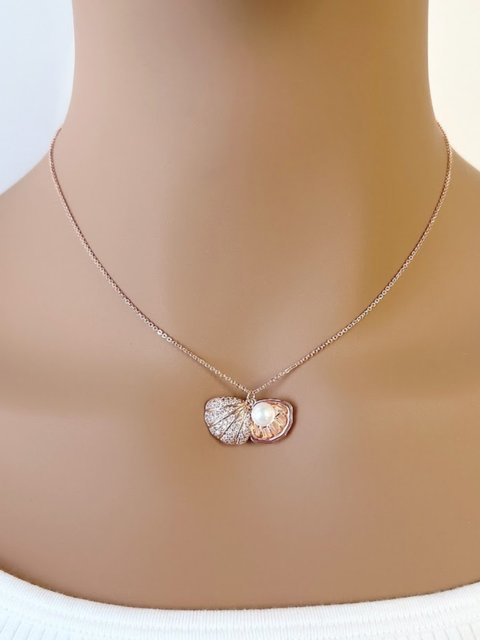 Chomel shell pearl necklace gift INS wild jewelry light luxury niche ...