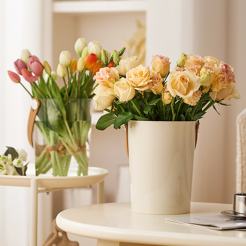 Wake Up Flower Bucket - Acrylic Home Flower Arrangement with Deep Water ...