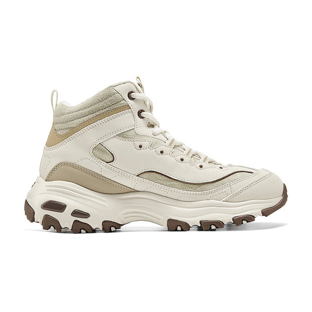 skechers Skechers women's shoes autumn and winter plus velvet warm dad ...