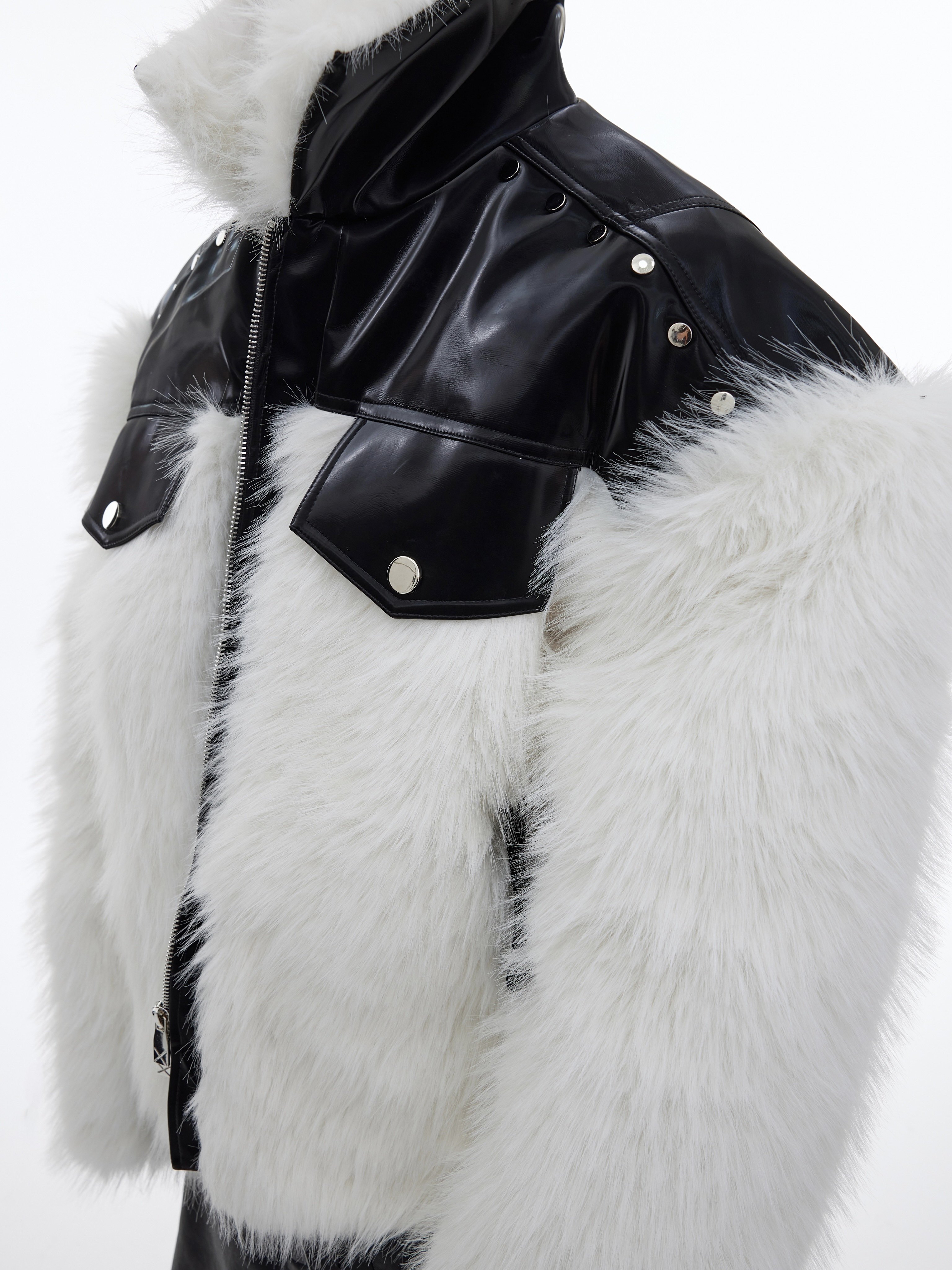 Niche Leather and Anti-Mink Fur Coat for Trendy Style