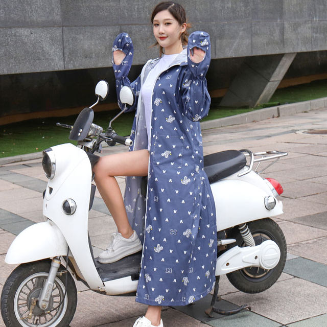Electric motorcycle sun protection clothing long full body women's ...