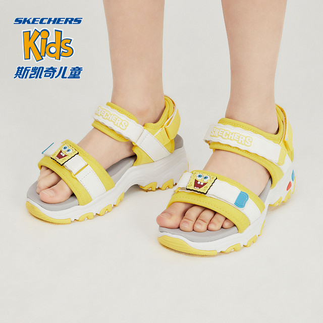 Skechers Spongebob Squarepants summer new children's shoes open-toe ...