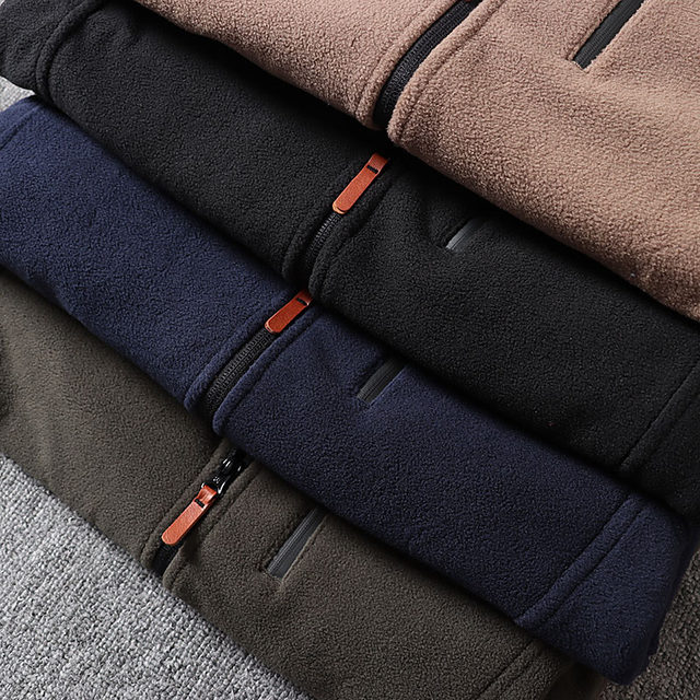 High-density fleece, warm and warm, autumn and winter men's outdoor ...
