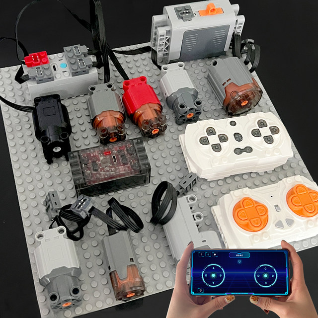 Motor EV3 programming power group battery box 9686 building block motor domestic remote control ...
