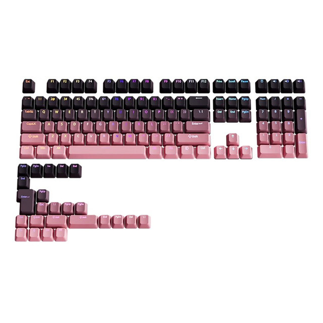 Blackberry Gradient Engraved Mechanical Keyboard Keycap OEM Upper Light ...