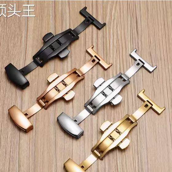 Automatic Fish Scale Pattern Butterfly Buckle Watch Accessories Belt ...