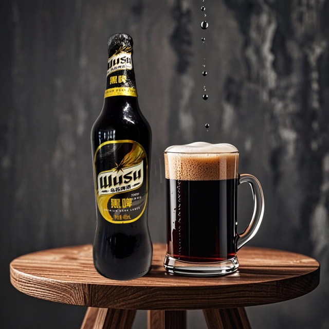 Xinjiang native Dawusu dark beer 465ml*12 bottles of authentic full box ...