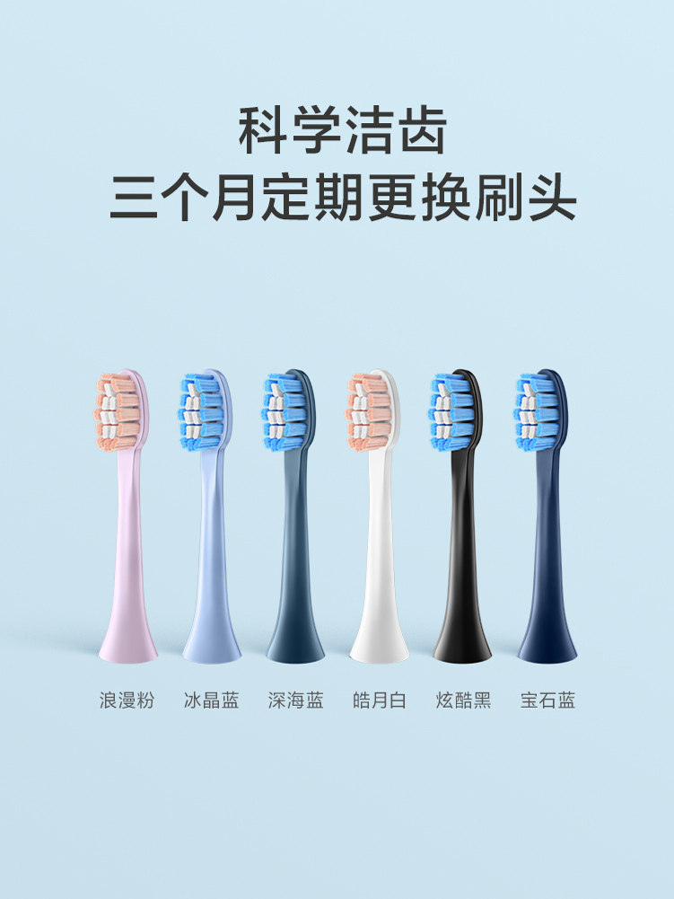 Cabezales de Cepillo de Dientes Eléctrico Flyco TH01 - Cerdas Dupont ...