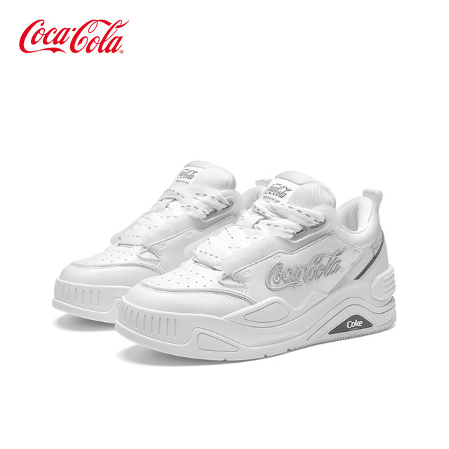 Coca-Cola/Coca-Cola trendy shoes for men and women, men's shoes, white ...