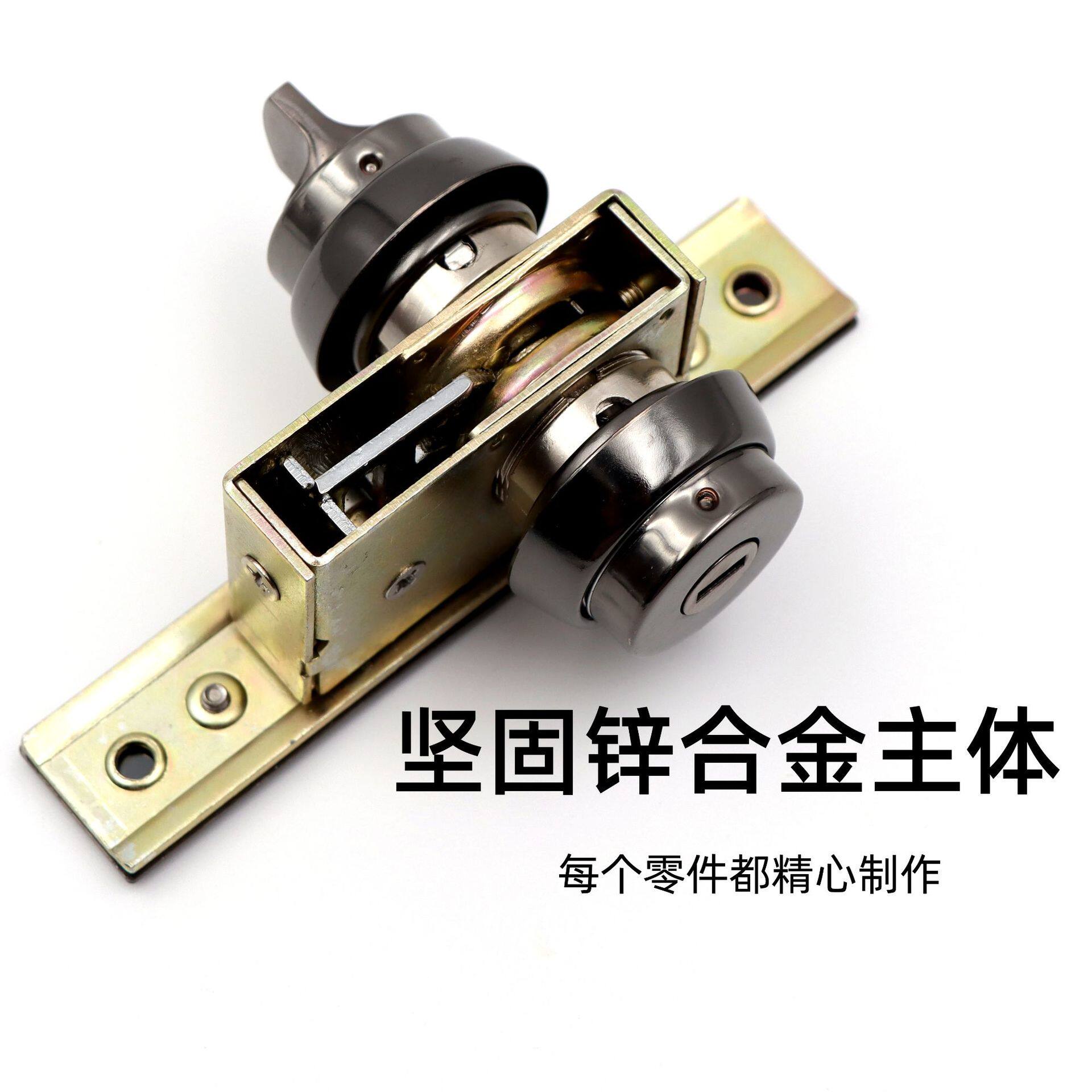Hengchi Floor Door Lock - Frame Glass Door Concealed Lock
