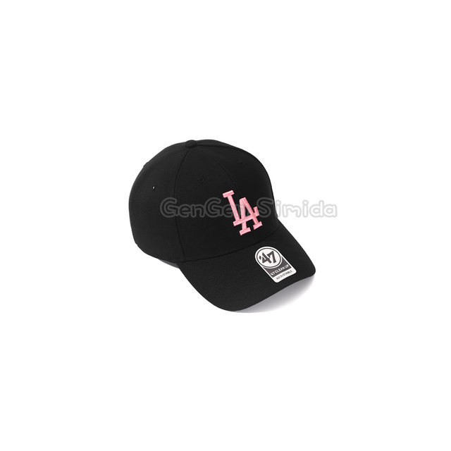 47brand hat large label hard top pink baseball cap retro men's and ...