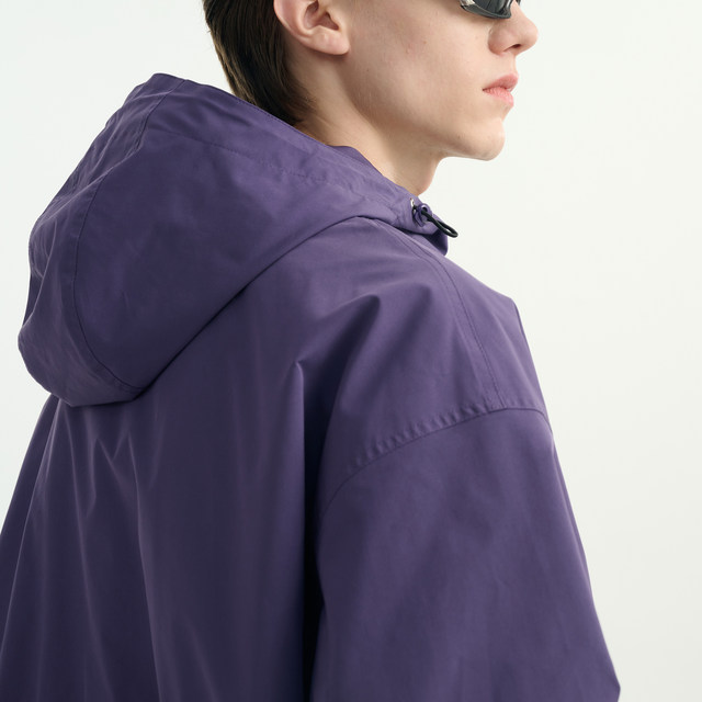 HeartBoon three-proof new American outdoor hooded purple jacket jacket ...