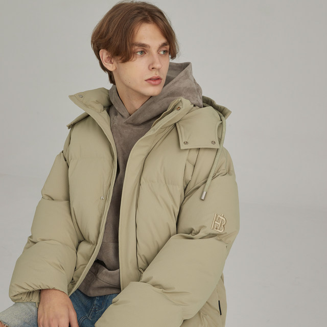 HeartBoon Winter American White Duck down jacket Men and Women Short ...