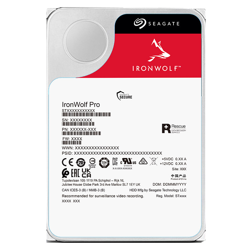 Seagate 16TB NAS Interne Festplatte - 7200 U/min, 256MB Cache, 5-Jahres ...