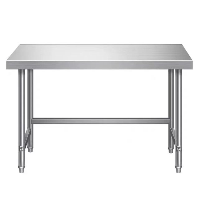Thickened stainless steel single-layer workbench, kitchen stove ...