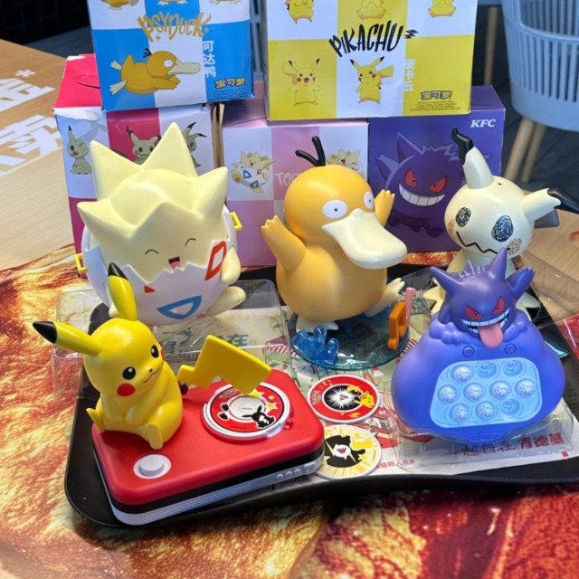 KFC Pokémon joint KFC Pokémon toys KFC Pokémon peripherals