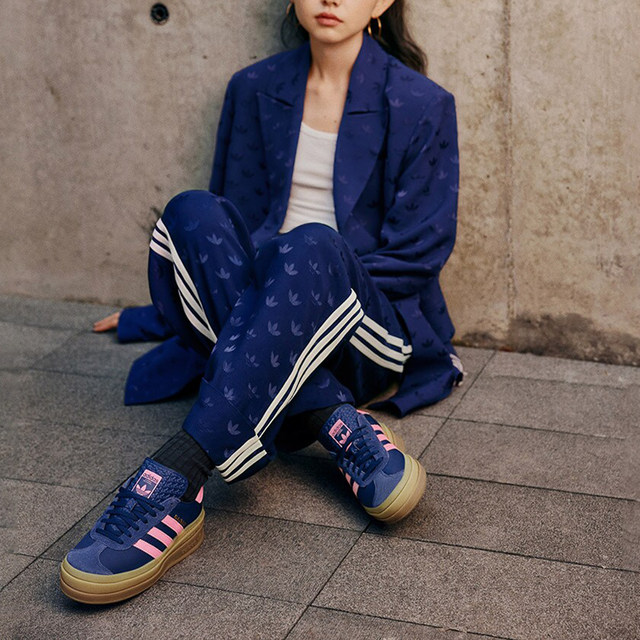 Adidas/Adidas official authentic clover women's casual classic thick ...