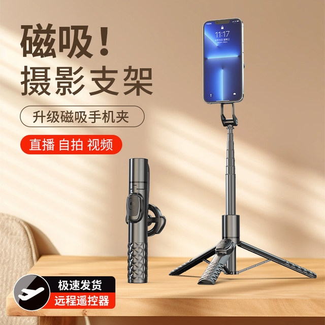 Laipin 2024 New Magnetic Selfie Stick Tripod Portable Handheld ...