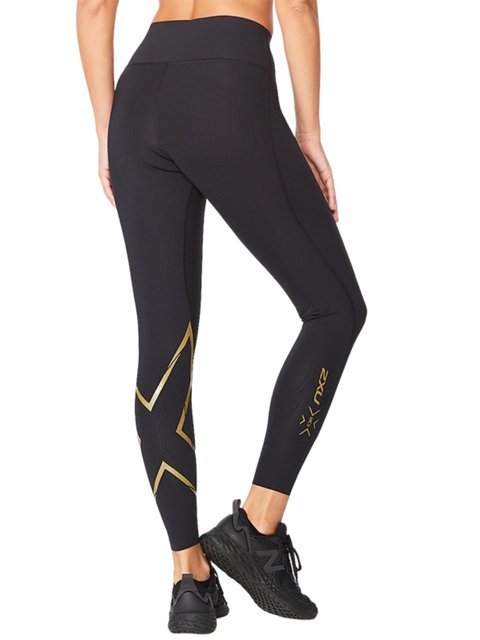 2XU Force series compression trousers women's mid-waist fitness pants ...