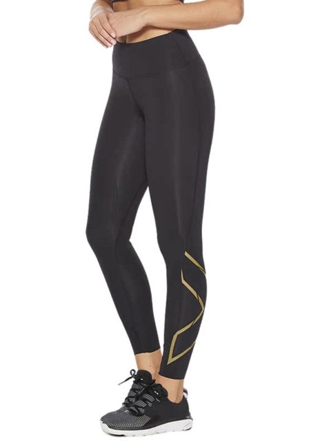 2XU Force series compression trousers women's mid-waist fitness pants ...