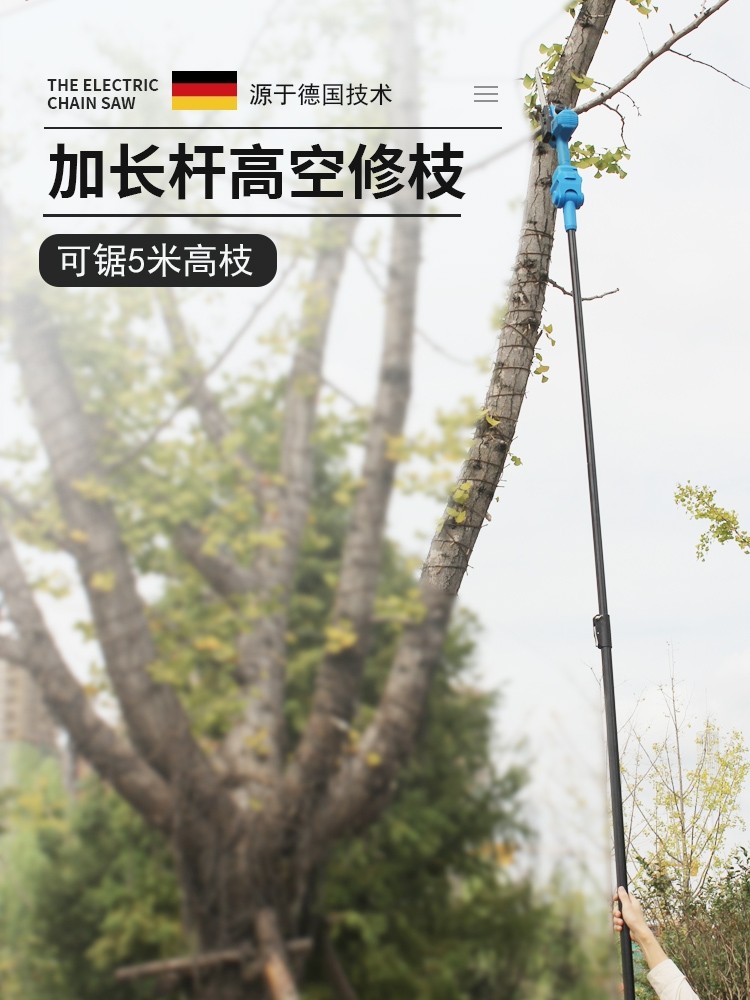 Sierra de rama alta con batería de litio Kasli Gs - Sierra telescópica ...