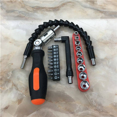 Universal ratchet screwdriver L-shaped right-angle wrench bending ...