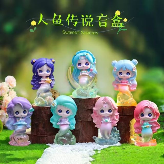 2024 Internet celebrity new Mermaid Legend Princess blind box girl ...