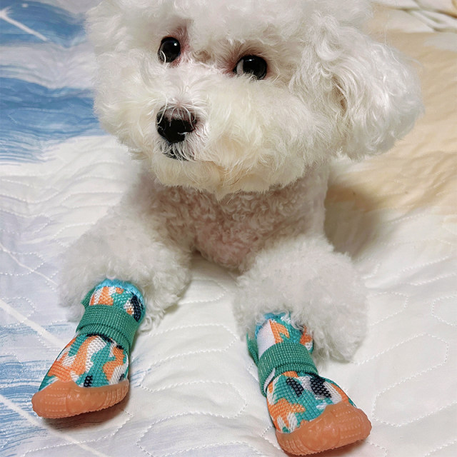 Dog shoes, summer small dogs, anti-slip, anti-slip foot covers, Teddy ...