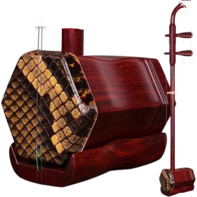 Suyu red sandalwood erhu mahogany erhu musical instrument lobular red ...