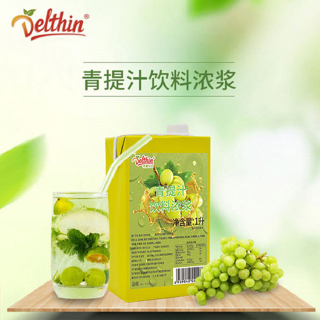 Dexin Qingti juice 1L beverage thick pulp concentrated juice Qingti ...