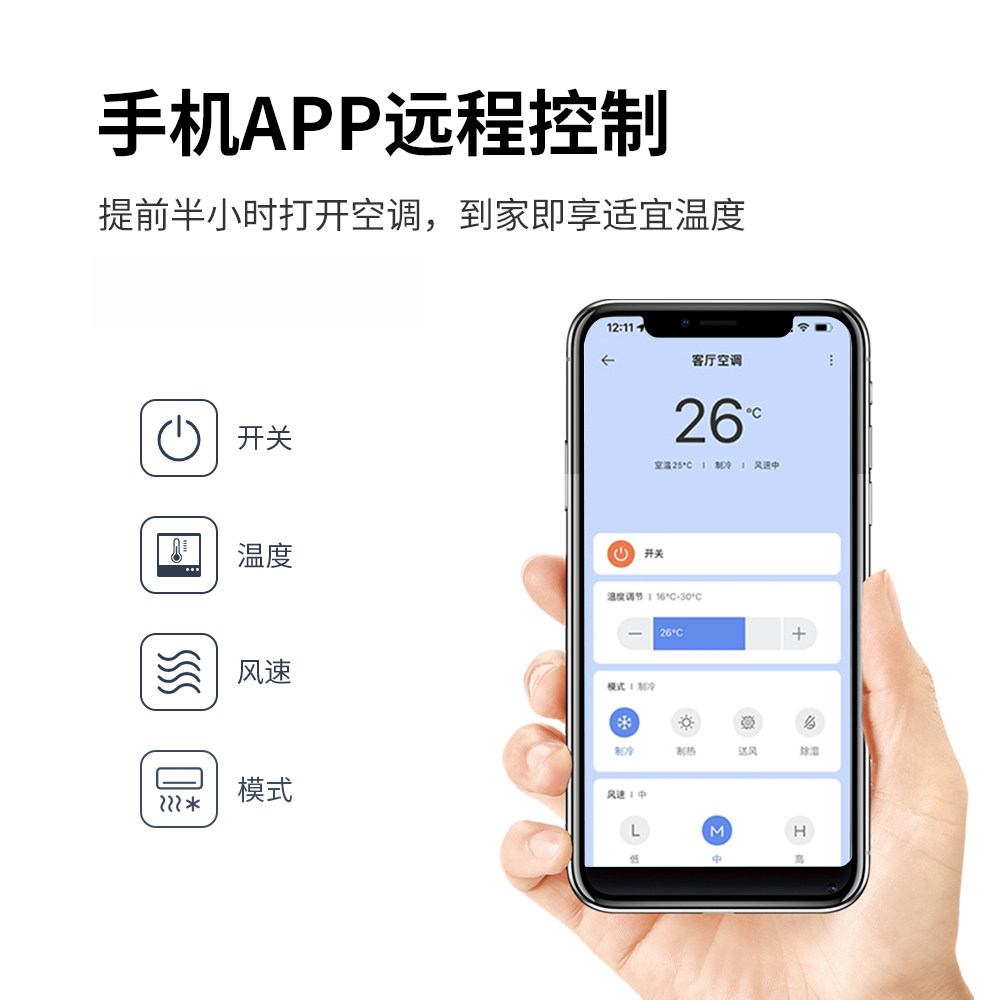 Komichi VRF Central AC Controller - Compatible with Gree, Daikin & More