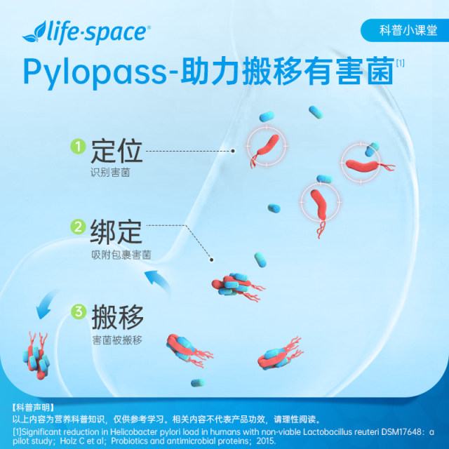 Australian imported lifespacePYL100 probiotic pylopass bifidobacterium ...