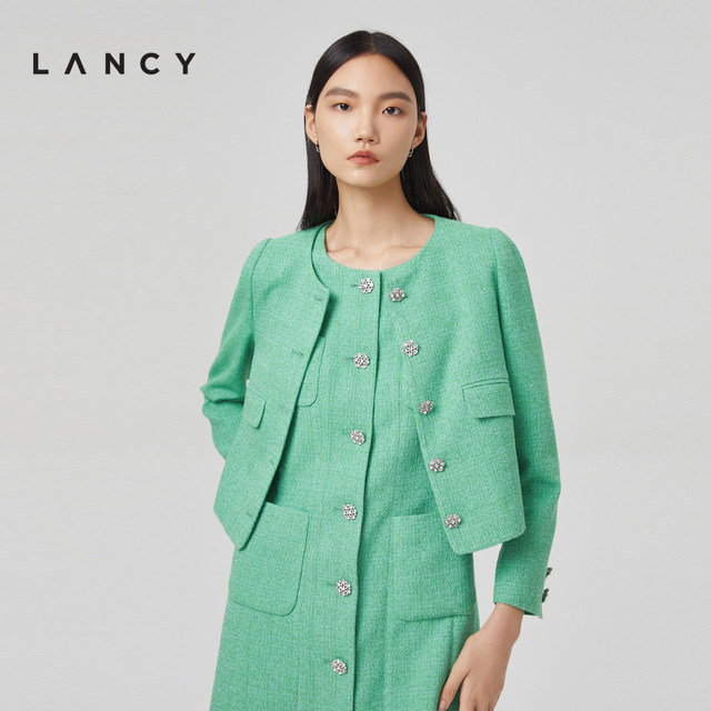 LANCY/Langzi Women's 2023 Spring New Small Fragrant Style Short Jacket ...
