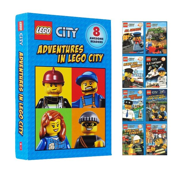 Scholastic Adventures In Lego City 8 volumes Lego City Heroes series ...