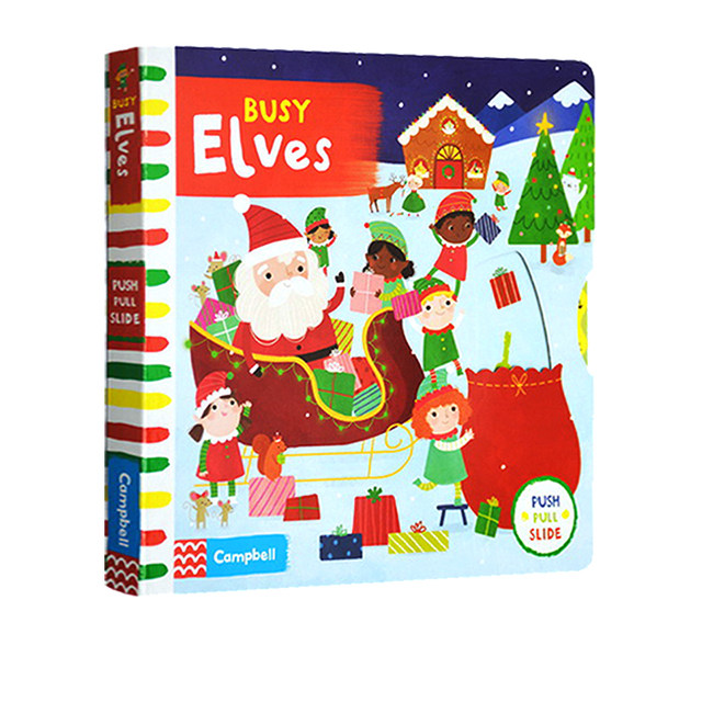 busy series English original imported picture books Busy Elves busy ...
