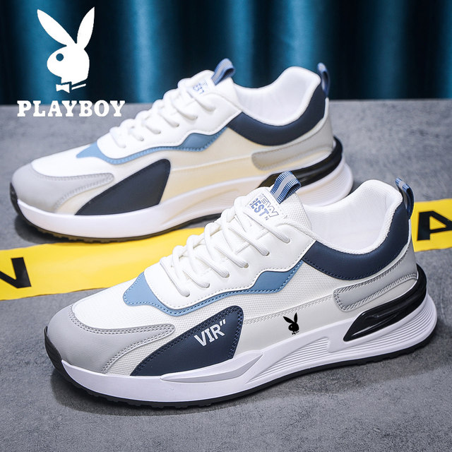 Playboy men's shoes genuine new mesh running shoes student genuine ...