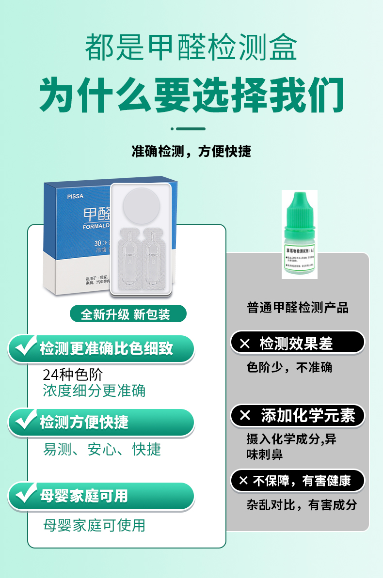 Formaldehyde Test Kit New House Self Test Box Dingdang Diary