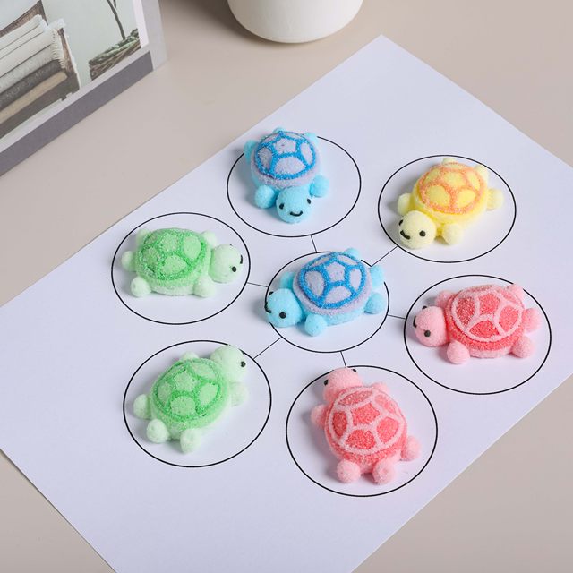 Turtle shaped marshmallow blind box with the same shape 3D cute ...