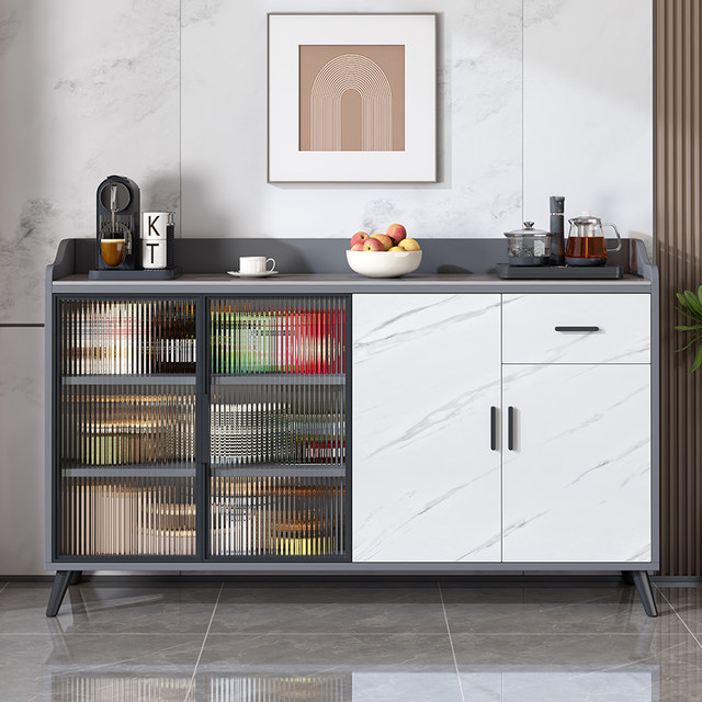 Sideboard against the wall integrated living room slate storage cabinet ...