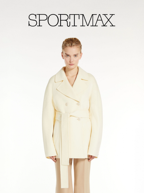 Sportmax Women's Wool Cashmere Double Breasted Coat 2081024106