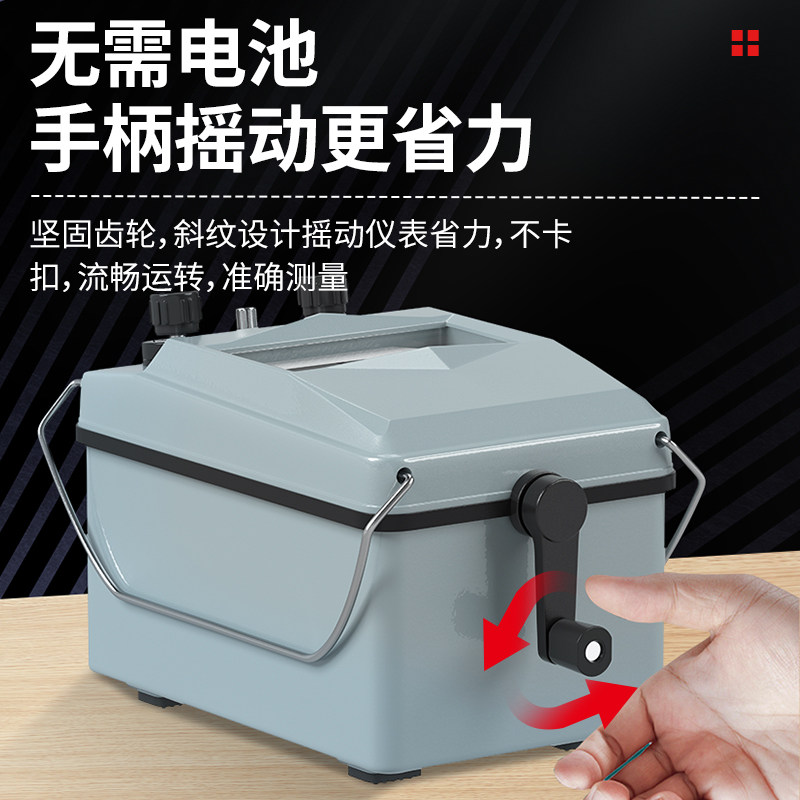 Delixi Insulation Resistance Tester - Aluminum Shell 500V Megohmmeter ...