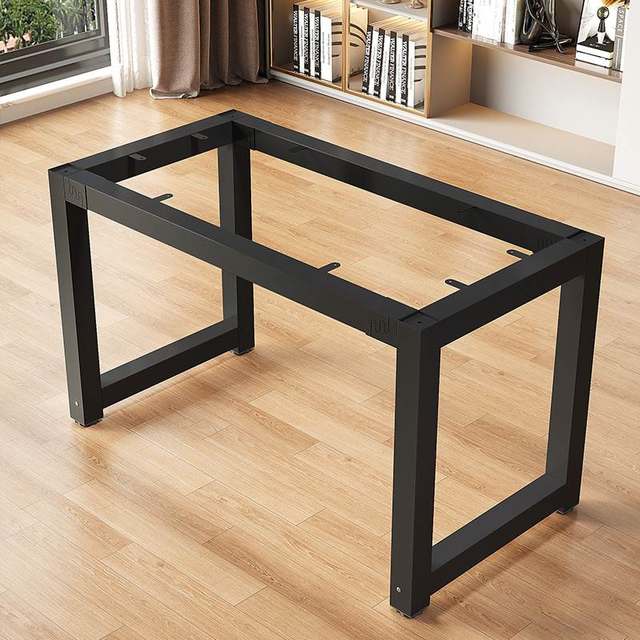 Iron table leg bracket home desk support frame rock plate coffee table ...